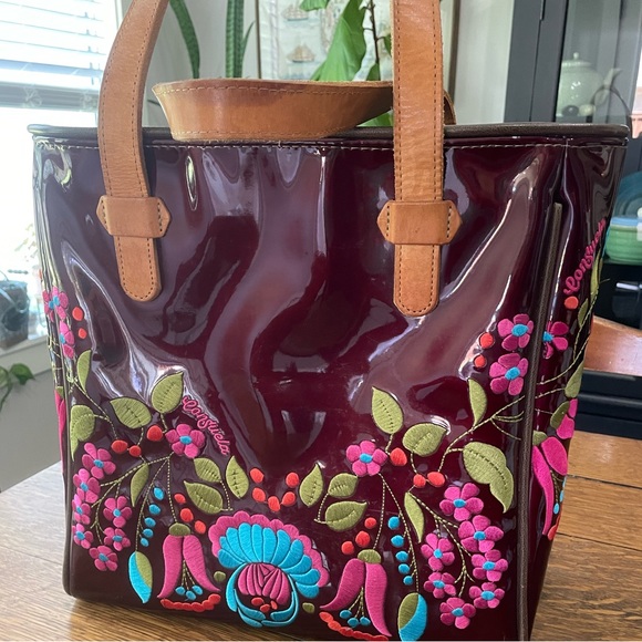 Consuela | Bags | Consuela Wine Valentina Classic Tote Price Firm ...